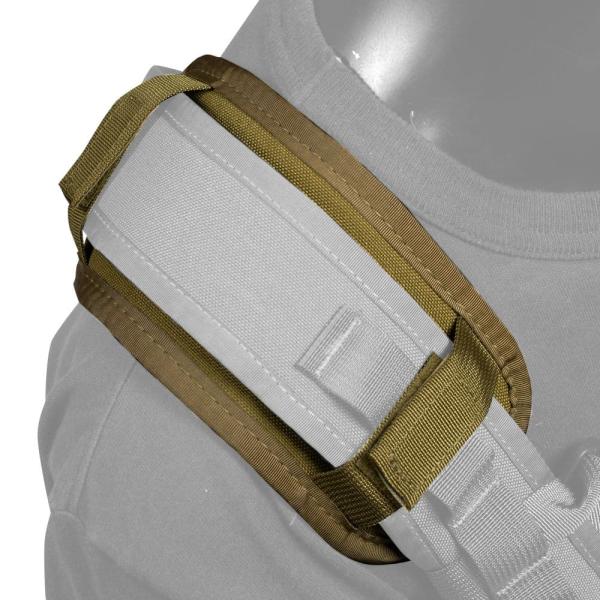 ●DELTA FORCEやMARSOCなどでも使用されている肩パッド●「High Speed Gear(ハイスピードギア)」のプレキャリ用ショルダーパッド「ADJUSTABLE SHOULDER PADS」です。柔らかいネオプレーン素材のパ...