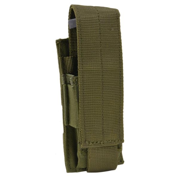 ●モールシステムやベルト等にも付け外しが簡単なマガジンポーチ●米国のタクティカルギアブランドCondor Outdoor(コンドル・アウトドア)社のシングルピストルマグポーチ。コンパクトなゴムバンド固定式のナイロン製のポーチは、背面にモール...