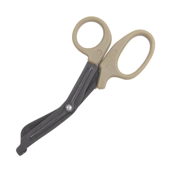 ●様々な布製品を裁断できる医療用はさみ●スポーツにおけるケガの応急処置や故障個所の保護などに使う包帯、テーピングを裁断する場合に使用できます。刃の先端は皮膚が傷つかないよう安全ガード形状になっていますので、体に巻いた状態の包帯などを切る際に...