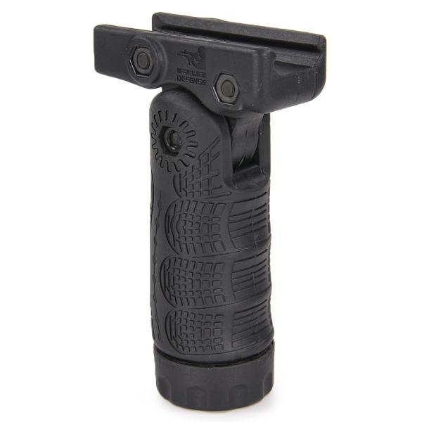 ●7段階に折りたたみ可能なFABディフェンスのフォアグリップ●イスラエルの銃器アクセサリーメーカー、FABディフェンス社のフォアグリップ T-FL。ピカティニーレイルに取り付け可能です。グリップ左側のボタンを押すことにより7段階の角度調節が...