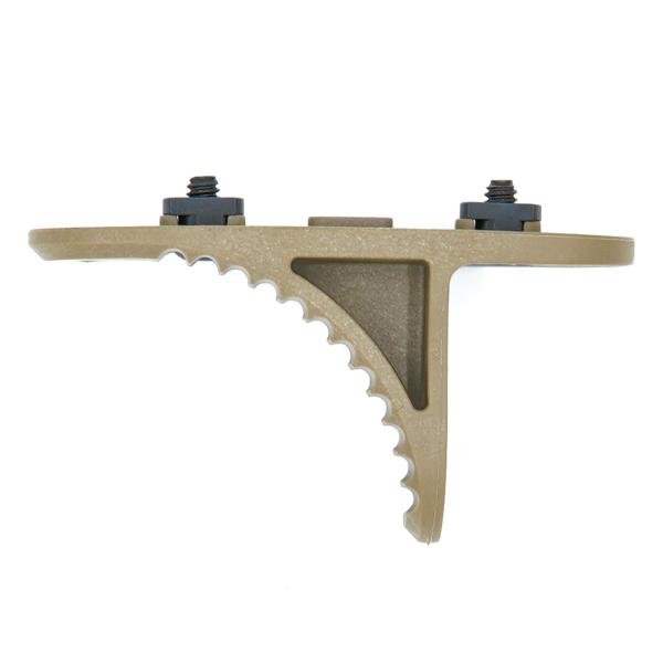 ●重量の軽さと耐久性を両立したグリップストップ●様々なガンパーツをアルミとプラスチックのバリエーションで生産する「True North Concepts(トゥルーノースコンセプツ)」。●フォアグリップの詳細 対応：M-LOK付属品：六角レン...