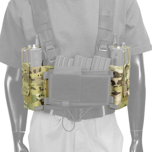 ●左右にポーチが設置された薄型の拡張パネル●手頃な価格で高品質なプロダクトを展開する「レプズギア」の「Micro Fight Chassis MK4」に対応した拡張パネル「The Thing 1」。左右にポーチが設置されており、軍用無線機や...