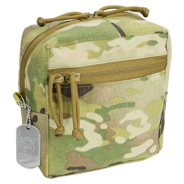 ●ベルトとMOLLEシステム両対応の小型ユーティリティポーチ●ミリタリーブランド「REPSGEAR(レプズギア)」のユーティリティポーチ。収納はメインポケットと前面の小ポケットの2ヶ所。●ジェネラルパーパスポーチの詳細 サイズ(縦×横×マチ...