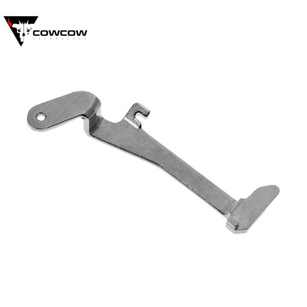 ●高精度CNC削り出しのG19対応スチール製トリガーバー●高品質なトイガン用カスタムパーツを展開する「COWCOW Technology」のGBBピストル用トリガーバー。トリガーを引く際に動作をシアやハンマーへ伝達させるパーツ。●トリガーレ...