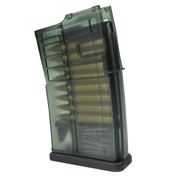 ●VFC製HK417 / G28 AEGの純正ノーマルマガジン●「UMAREX (VFC)」製の電動ガンH&amp;K HK417 / G28本体に付属する純正マガジンになります。BB弾の装弾数は100発。実銃と同じスケルトンボディで、内部...