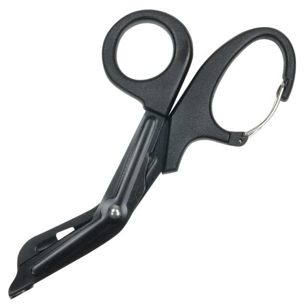 ●バッグや装備などに引っ掛けられるカラビナハンドルシザー●救急隊員や軍や警察などあらゆる場面で使用されているメディカルシザー。●メディックシザーの詳細 全長:約19cm、重量:約60g[仕様・意匠は予告なく変更される場合があります][ ra...
