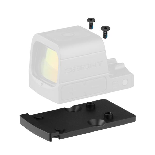 ●様々なドットサイトに対応するアダプタープレート●懐中電灯をはじめとした機器を製造している中国のメーカー「OLIGHT」のスコープマウントベース。●マウントベースの詳細 ※ネジ山部分が飛び出したフットプリントには対応しません。対応ドットサイ...