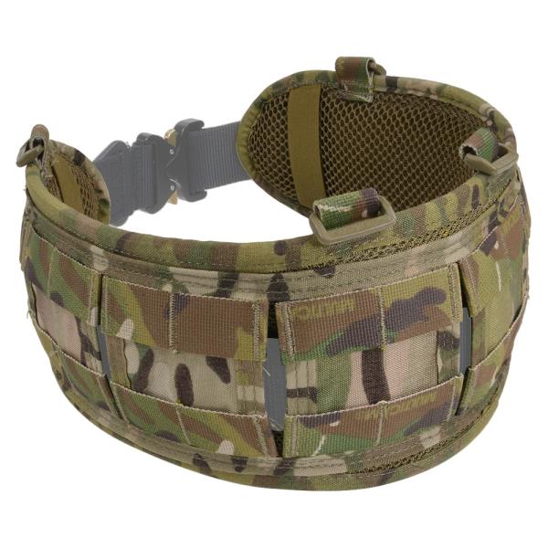 ●装備の拡張性に優れた実用的なベルトパッド●VTACのMOLLEベルトパッド(BROKOS BELT)です。MOLLEウェビングが施されたパネル状になった部分にベルトを通す仕様。MOLLEシステムに対応するアイテムの装着が可能で、更にベルト...