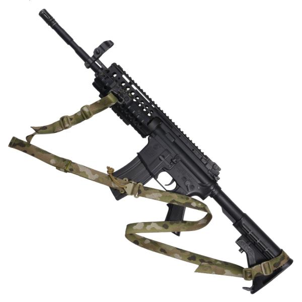 ●素早い長さ調整が可能なスリング●バイキングタクティクスの長さ調整機能に優れた2ポイントスリング。プルタブを引っぱるだけでスリングを伸ばし、逆に縮める時はスリングの端を引っぱるだけの簡単操作で素早いスリング調整ができます。●2ポイントスリン...