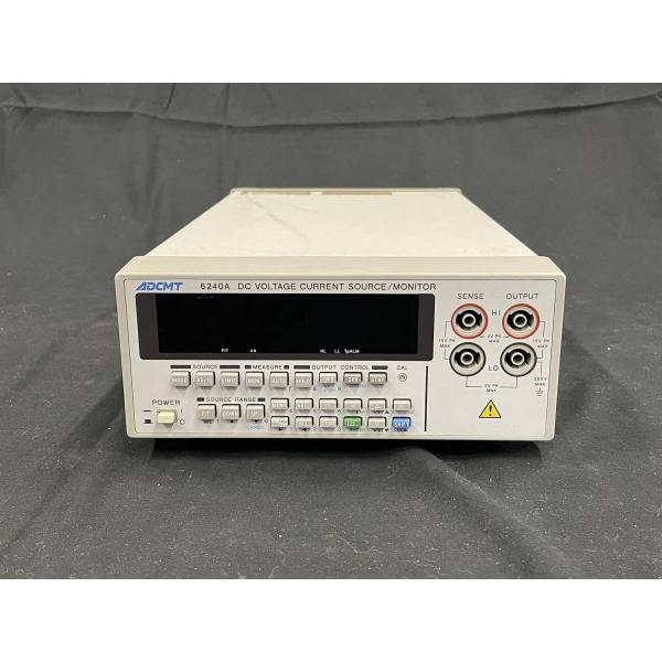 ● 製品名    直流電圧・電流源/モニタ●メーカー   ADCMT （エーディーシー）● 型番    6240A● 商品状態「ジャンク」 電源不良、現品渡し