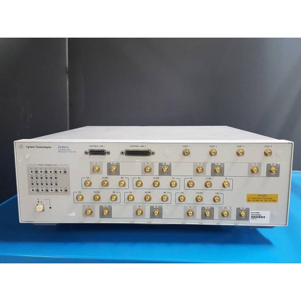 Agilent E5092A マルチポートテストセット 周波数：50 MHz〜20 GHzOpt. 020：フルクロスバー/10ポート、最大/22ポート● 商品状態「中古」 正常品● 付属品写真参照