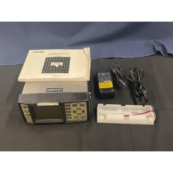 ● 製品名    シグナルレベルメータ●メーカー   LEADER（リーダー電子）● 型番    LF986 ● 付属品：本体、取扱説明書、ACアダプタ、電源コード、乾電池ケース