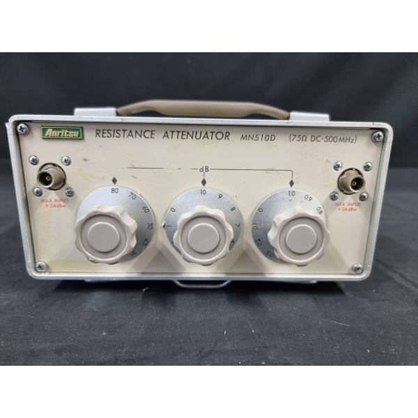 ● 製品名 抵抗減衰器●メーカーAnritsu (アンリツ)● 型番MN510D ●スペック・周波数範囲 : DC〜500MHz・減衰量 : 0〜91dB