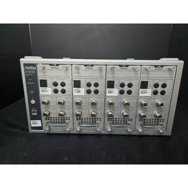 Anritsu MT8870A ユニバーサルワイヤレステストセット, Opt.001 GPIB MU887000A 送受信テストモジュール(TRX Test Module) 4個付き【送信測定S/W】MX887030A： WLAN 802....