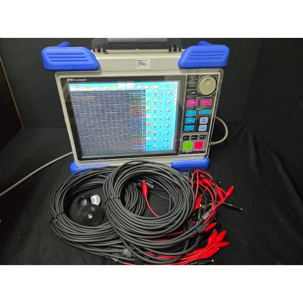 A&amp;D オムニエース RA2300MKII-S （SSD搭載モデル） データアクイジション装置2CH 高分解能DCアンプ (AP11-101) 8台付き● 商品状態「中古」 正常品● 付属品絶縁BNCケーブル（0311-5175） ...