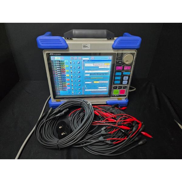 A&amp;D オムニエース RA2300MKII-S （SSD搭載モデル） データアクイジション装置2CH 高分解能DCアンプ (AP11-101) 8台付き● 商品状態「中古」 正常品● 付属品絶縁BNCケーブル（0311-5175） ...