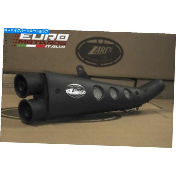サイレンサー DUCATI SCRAMBLER砂漠のそりZardの排気低スリッソのサイレンサー黒いコーティング For Ducati Scrambler Desert Sled Zard Exhaust Low SlipOn Silence...