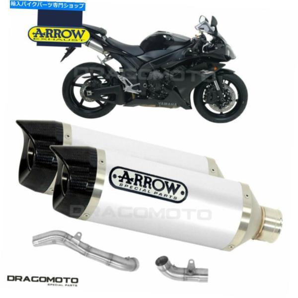 サイレンサー Yamaha YZF 1000 R1 2007 2008 Arapher Arrow Thunder Alu CC YAMAHA YZF 1000 R1 2007 2008 Exhaust ARROW THUNDER ALU CC