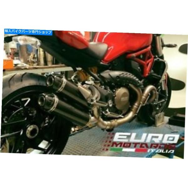 サイレンサー Ducati Monster 1200 2014-2017 Silmotor排気デュアルスリッポンカーボンサイレンサー用 For Ducati Monster 1200 2014-2017 Silmotor Exhaust D...