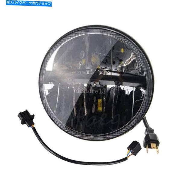 ヘッドライト 7 ''モトファールProjecteur Led Headlight Adaptateur Lampe Pour Harley Jeep 7'' Moto Phare Projecteur LED Headlight Adap...