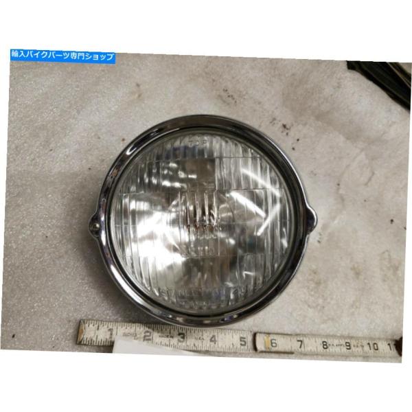 ヘッドライト ビンテージNOSヘッドライト電球リングベゼルRUPPミニバイクモトロススタンリーRST 100 12V Vintage NOS Headlight Bulb Ring Bezel RUPP Mini bike Motorc S...