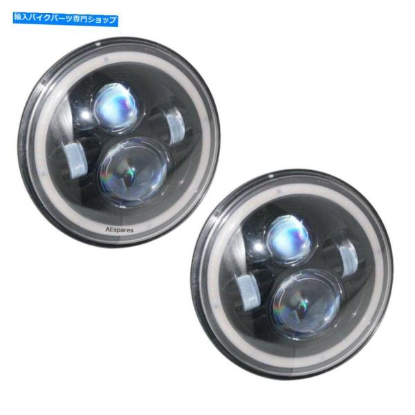 ヘッドライト 7 "Mahindra Roxor Le 2018 CJ Jeeps ECSのためのLEDのハイ/ロービームヘッドライト 7" LED High/Low Beam Headlights For Mahindra Roxor L...