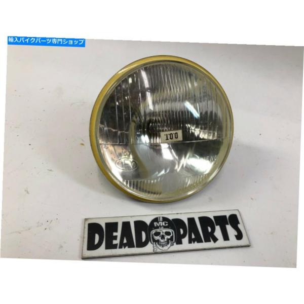 ヘッドライト ハーレーセフNOS 6ボルトヘッドライトヘッドランプAermacchiビーム電球 Harley CEV NOS 6 volt headlight headlamp Aermacchi beam bulb