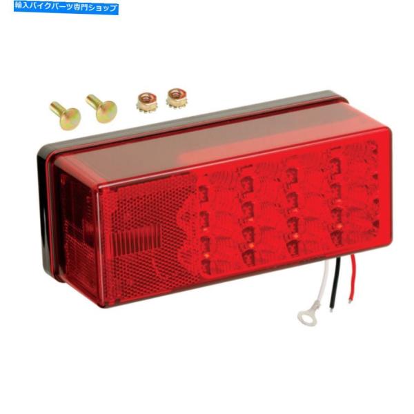 テールライト Wesbar 407535 3 "x8" LEDの防水8- Funct Taillight 80 " WESBAR 407535 3"X8" LED WATERPROOF 8- FUNCT TAIL LIGHT LEFT OV...