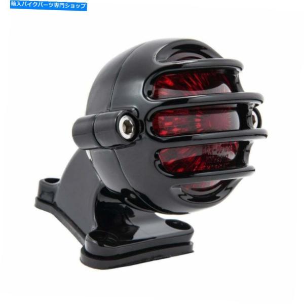 テールライト Motone Lecter LEDテールライト+マウントキット - ブラックカフェレーサーボバーカスタムバイク Motone Lecter LED Tail Light + Mount Kit - Black Cafe Rac...