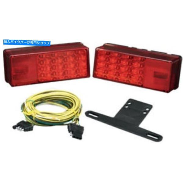 テールライト Wesbar 3inx8in LED防水7- Funct Taill Light. Wesbar 3inX8in Led Waterproof 7- Funct Tail Light Right