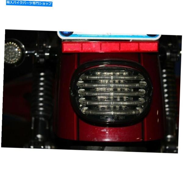 テールライト カスタムダイナミクスのプローブの煙の低いプロファイルのレイダウンTaillight W / OライセンスプレートLI Custom Dynamics ProBeam Smoke Low Profile Laydown Tail...