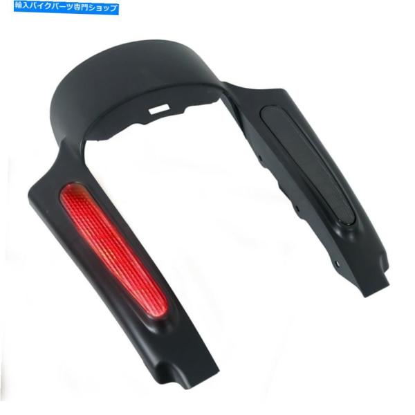 Rear Fender CVOスタイルのリアフェンダーの伸び筋は、09-13ハーレーツーリングのためのLEDライトが付いています CVO Style Rear Fender Extention Fascia With LED Light F...