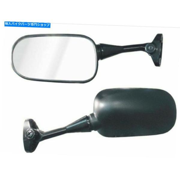 Mirror ホンダCBR 600 900ペアNew Black Mirrorsトップクオリティフリーポスト数年 Honda CBR 600 900 pair NEW black mirrors top quality free post ...