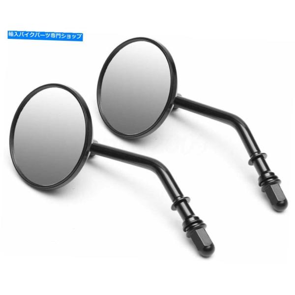 Mirror Cheliya 1対8mm 3 "クラシックレトロオートバイリアビューミラー CHELIYA 1 Pair 8mm 3" Classic Retro Motorcycle Rearview Mirror