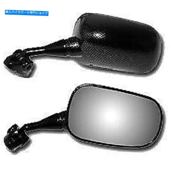 Mirror GSXR600 / 750/1000用の交換用ミラー左炭素繊維EMGO 20-69724 Replacement Mirror Left-Carbon Fiber Emgo 20-69724 For GSXR600/750/1000
