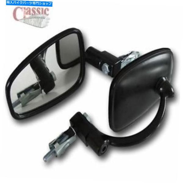Mirror AJS Norton Matchlessに最適なハンドルバーエンドミラーのペア PAIR OF HANDLEBAR END MIRRORS IDEAL FOR AJS NORTON MATCHLESS