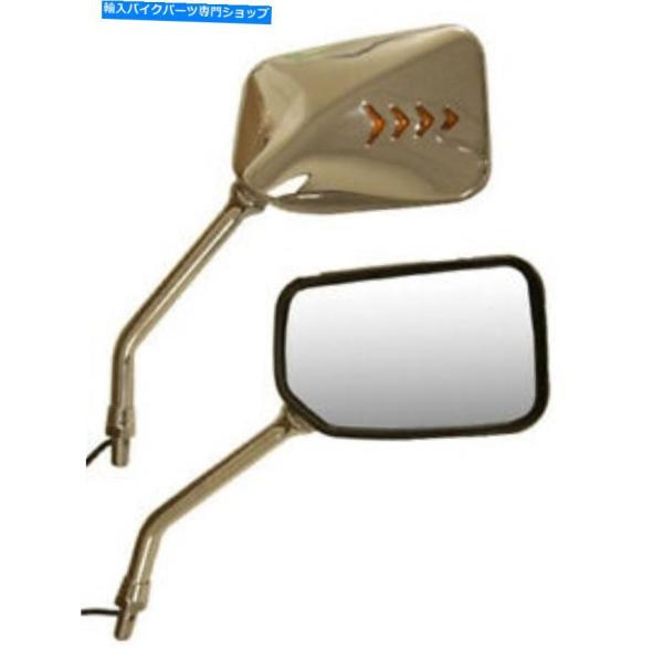 Mirror 鏡を残しました MIRROR LEFT CHR W/LIGHT