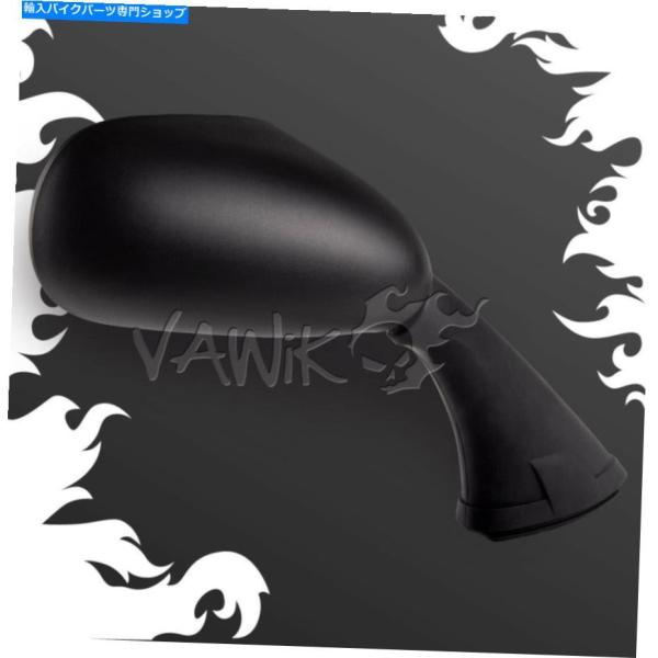Mirror VAWIK OEM交換黒ミラーFY-230ヤマハTマックス右手x 1Ε VAWiK OEM replacement black mirror FY-230 fits Yamaha T MAX RIGHT HAND x 1 ε