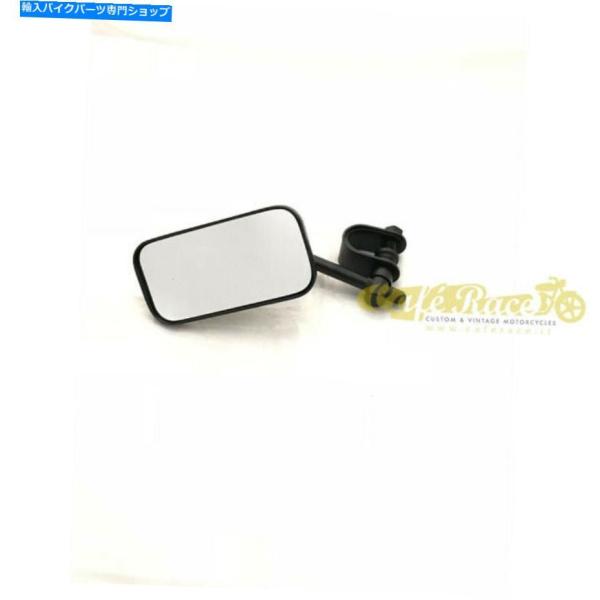 Mirror Specchio Mirror Retrovisore Rettangoolare Nero Scramblerカスタムカフェレーサー Specchio mirror retrovisore rettangolare nero...