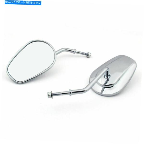 Mirror Sportster Softail Dyna UAのためのテーパーミラーChr Long Stem Tapered Mirrors CHR Long Stem For VRSC Touring Sportster Softai...