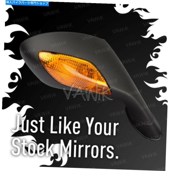 Mirror VAWIK交換ミラーブラックOEM＃AP8104860フィットAprilia RSV 1000 '04 -'08 x 1 RhΕ VAWiK replace mirror black OEM#AP8104860 fits Ap...