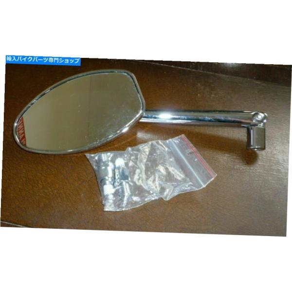 Mirror 高速道路ホークフェララー溝クロームミラーユニバーサルフィッティングM8 M10 L / H R / H HIGHWAY HAWK FERRERA GROOVE CHROME MIRROR UNIVERSAL FITTING M...