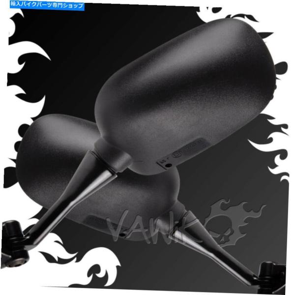 Mirror VAWIK OEM交換黒ミラーFH231フィット99-06ホンダCBR600F4 XペアΕ VAWiK OEM replacement black mirrors FH231 fits 99-06 HONDA CBR600F4...