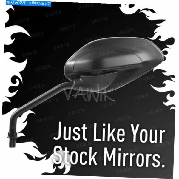 Mirror VAWIKオートバイOEM電子マーク左ミラーFD320を置き換えるDucati Scrambler 800 VAWiK Motorcycle OEM Replace E-Mark Left Mirror FD320 fits ...