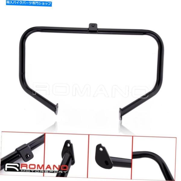 Engine Guard ブラック1.25 "ハーレーダビッドソン電気グライドFlhtのための高速道鉄道エンジンガード Black 1.25" Highway Rail Engine Guards For Harley Davidson E...