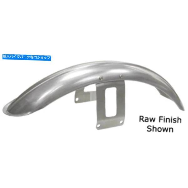 Front Fender V因子クロムフロントフェンダーとブラケットハーレーワイドグライド1980/2005 V-Factor Chrome Front Fender And Bracket Harley Wide Glide 1980/2005