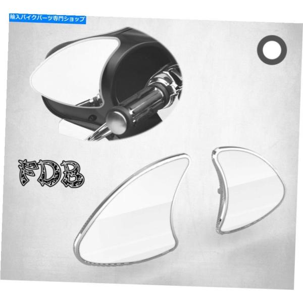 Mirror Trike Mobula Chromeフェアリングマウントミラーアセンブリセットに合わせてフィットH-D 1996-2013 Fit H-D 1996-2013 Touring Trike Mobula Chrome Fair...