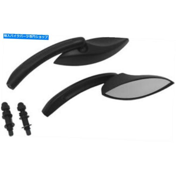 Mirror ハードドライブ旋盤カスタムキャストミラーブラック18-223 HardDrive Eliptical Custom Cast Mirror Black 18-223