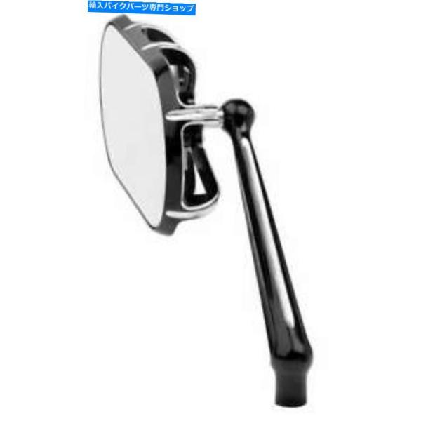 Mirror Arlen Ness 13-162 10ゲージミラー右BLK ARLEN NESS 13-162 10-GAUGE MIRROR RIGHT BLK