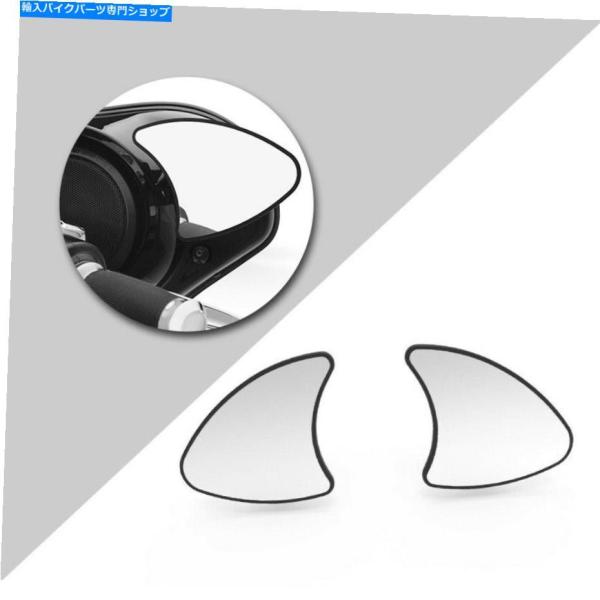 Mirror FIT H-D 2014-19ツーリングモブラブラック陽極酸化フェアリングマウントミラーアセンブリセット Fit H-D 2014-19 Touring Mobula Black Anodized Fairing Mount ...